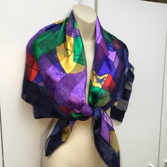 Picasso | Accessories | Picasso Silk Scarf Paris France | Poshmark